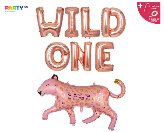 WILD ONE Balloon First Birthday Balloons 1st Birthday Wild - Etsy