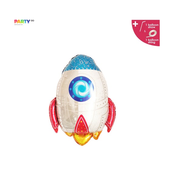 Spaceship Balloon | Giant Rocket Astronaut Outer Space Themed Party ...