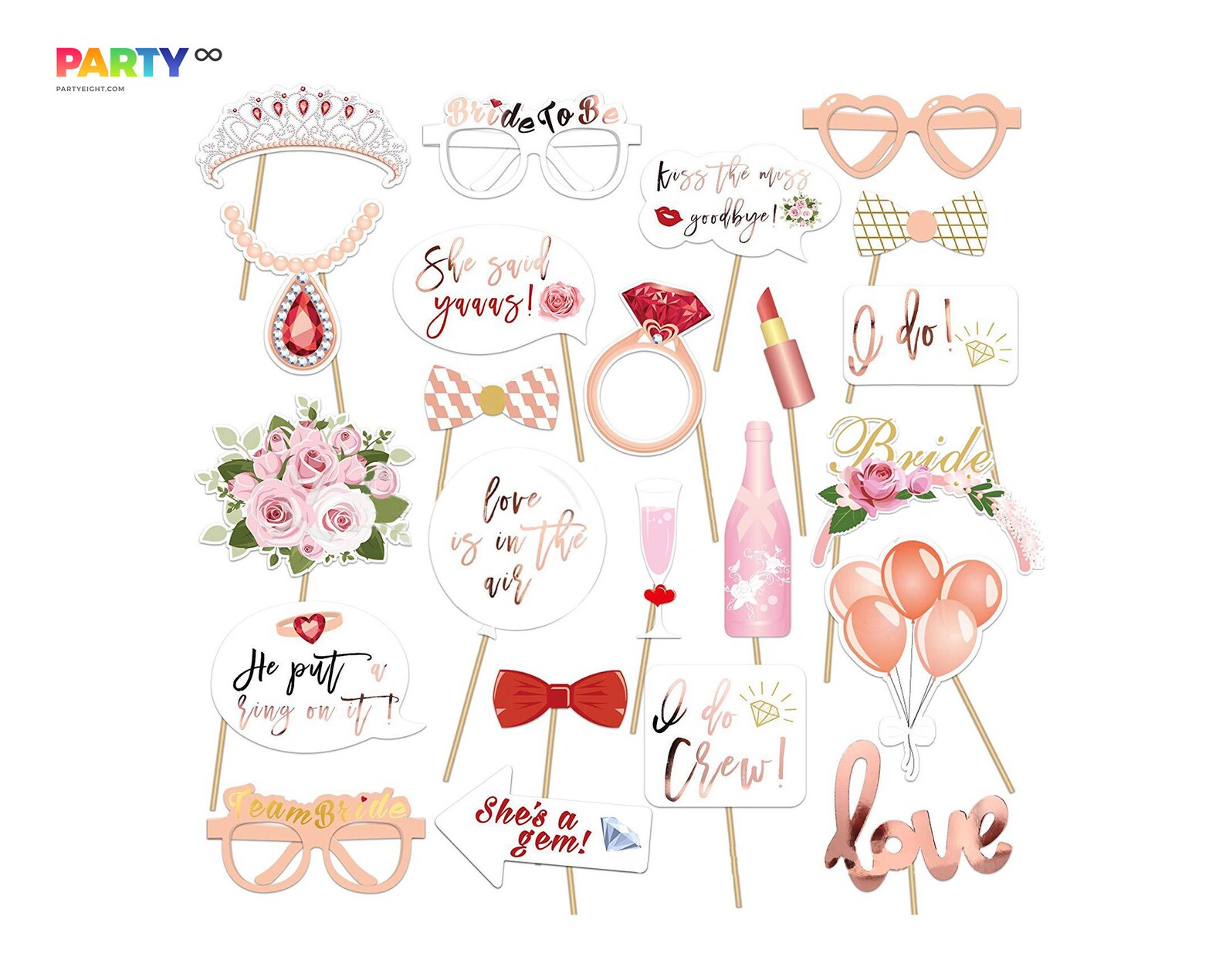 Bachelorette Party Photo Booth Props - Etsy