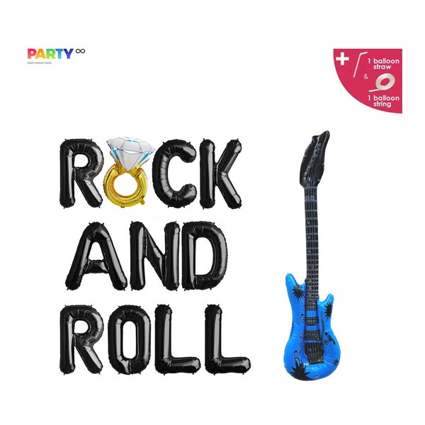 Rock Guitar Balloon - Etsy