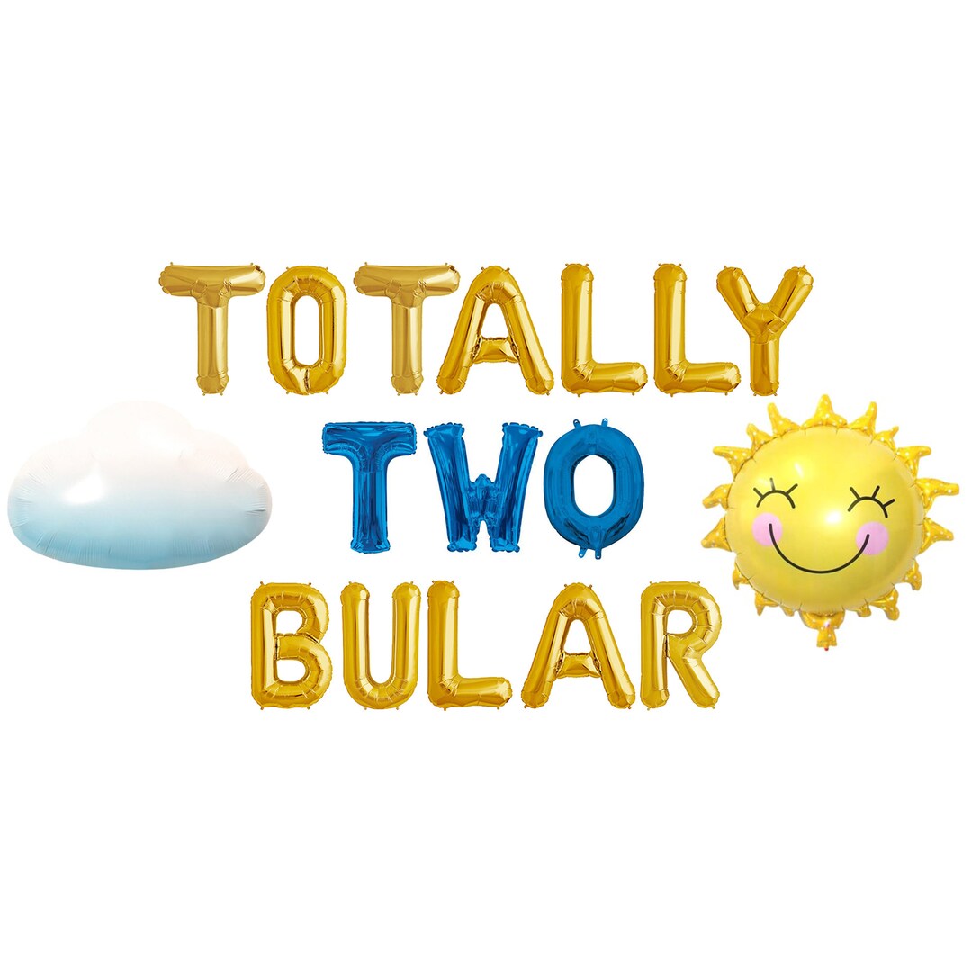 Totally Two Bular 2nd Birthday Decors | 2nd Birthday Surfing Totally ...