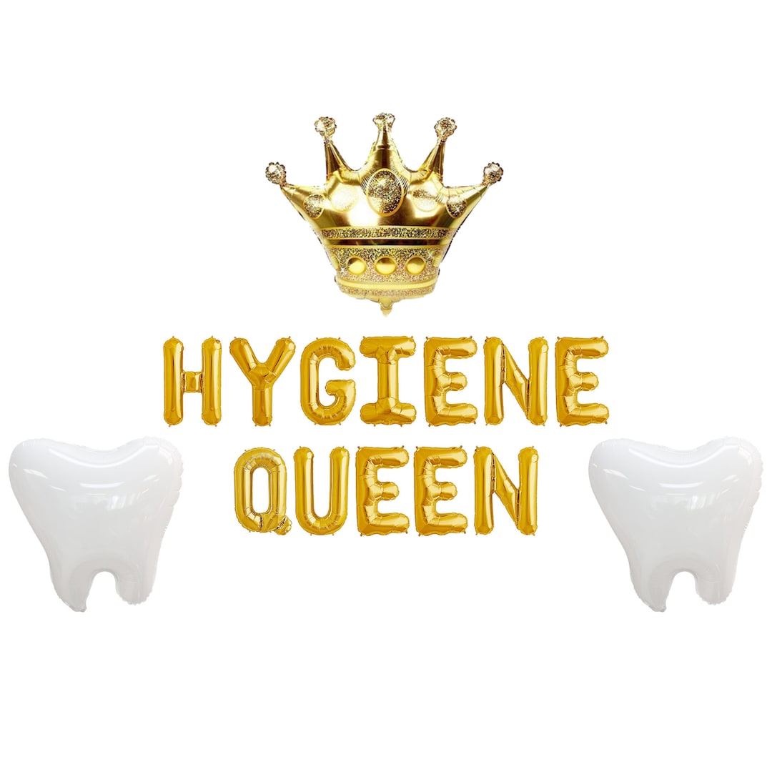 Hygiene Queen New Dental Graduation Party Banner, Dental School ...