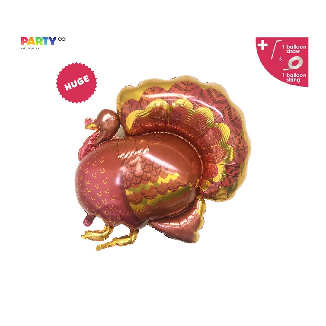 Turkey Balloon Thanksgiving Balloons Decorations Friendsgiving Balloons ...