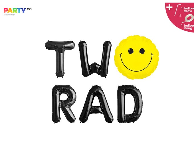 Rad Checkered Confetti Two Rad Two Cool One Cool Dude One Happy Dude ...