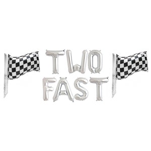 Two Fast 2nd Racing Car Themed F1 Theme Birthday Party Decoration ...