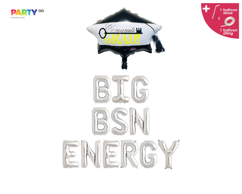 Big Bsn Energy Banner Nursing Graduation Party Nursing - Etsy