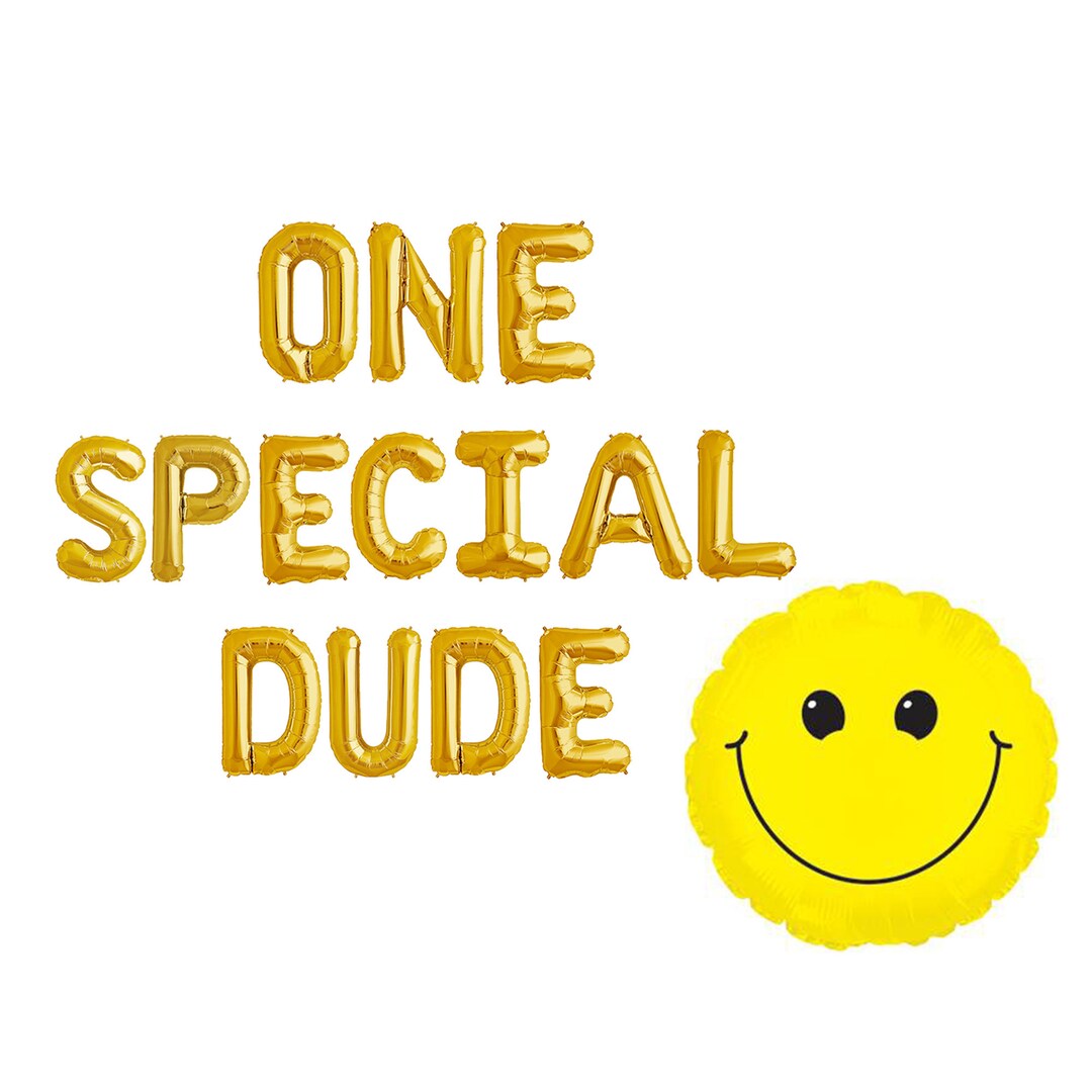 One Special Dude First Birthday Inclusion 1st Birthday Party Retro ...
