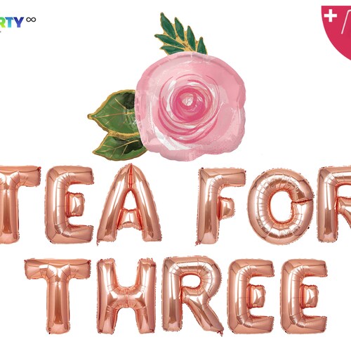 Editable Tea for Three Birthday Invitation Girl Tea Party - Etsy
