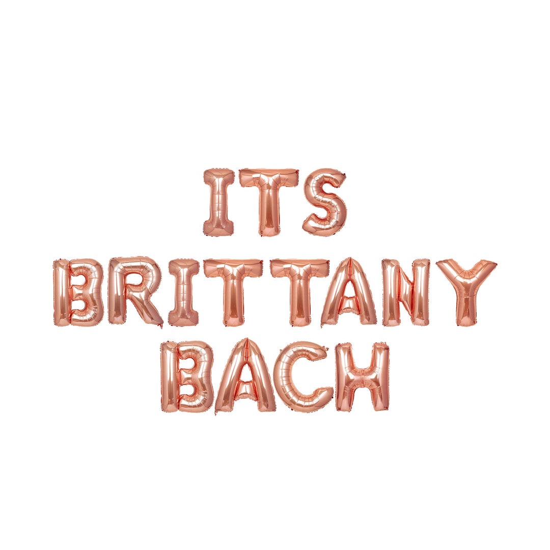 Its Brittany Bach Bachelorette Party Banner | Vintage 90s Bachelorette ...