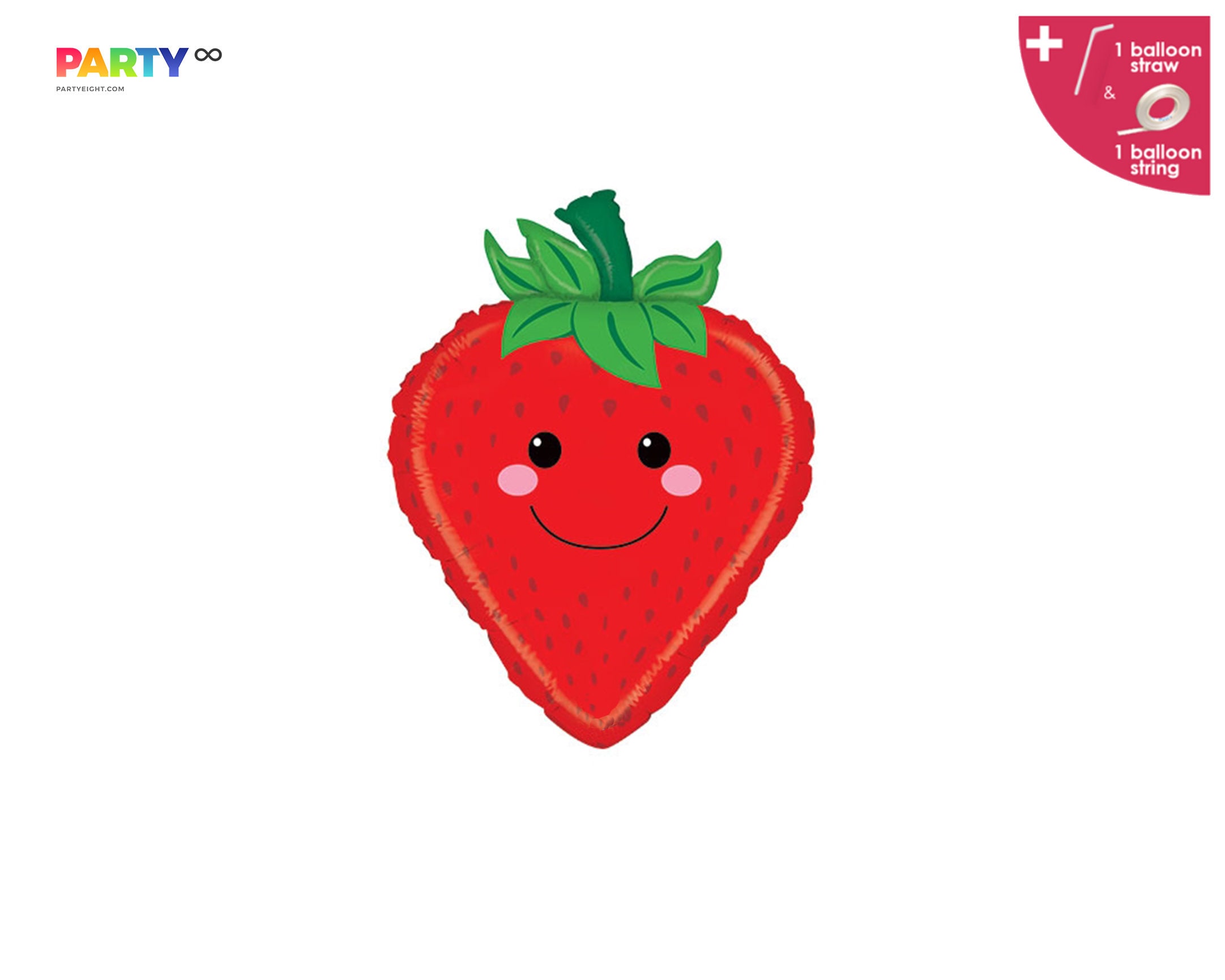 One is Berry Sweet Balloon Banner Strawberry Balloon - Etsy