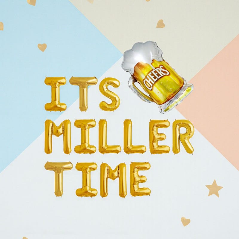 Miller Time Sign - Etsy