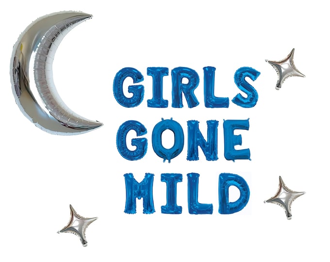 Girls Gone Mild Letter Balloon Kit Bachelorette Party Decorations ...
