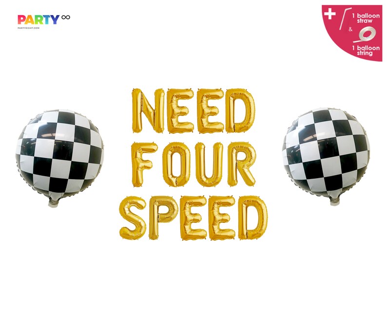 Need Four Speed Banner 4th Racing Car Themed F1 Theme - Etsy