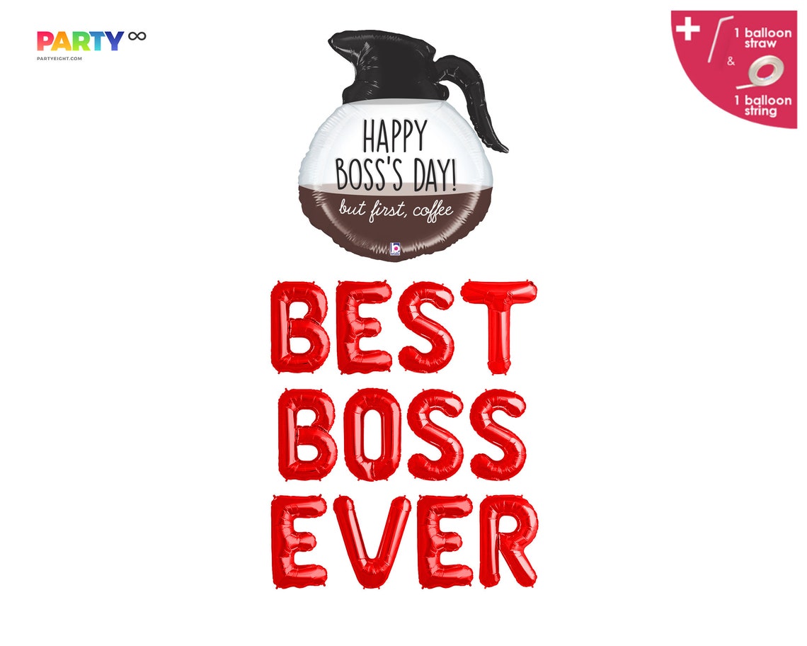 Best Boss Ever Banner| Boss Day Decorations | Retirement Party Décor ...