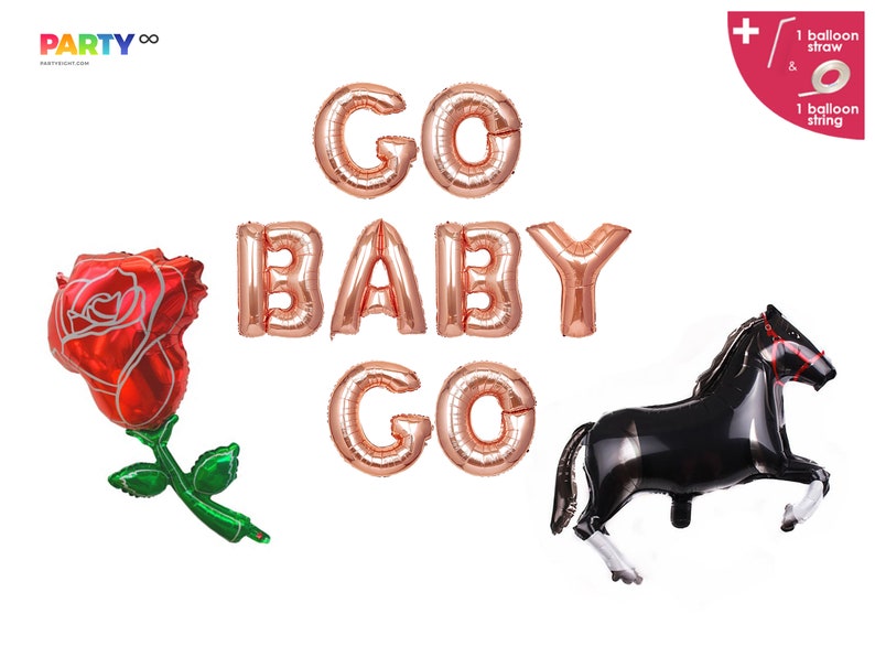 Go Baby Go Banner Kentucky Derby Baby Shower Decorations - Etsy