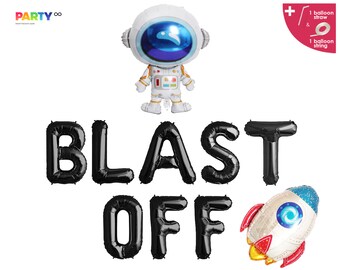 Blast off Party Decorations - Etsy