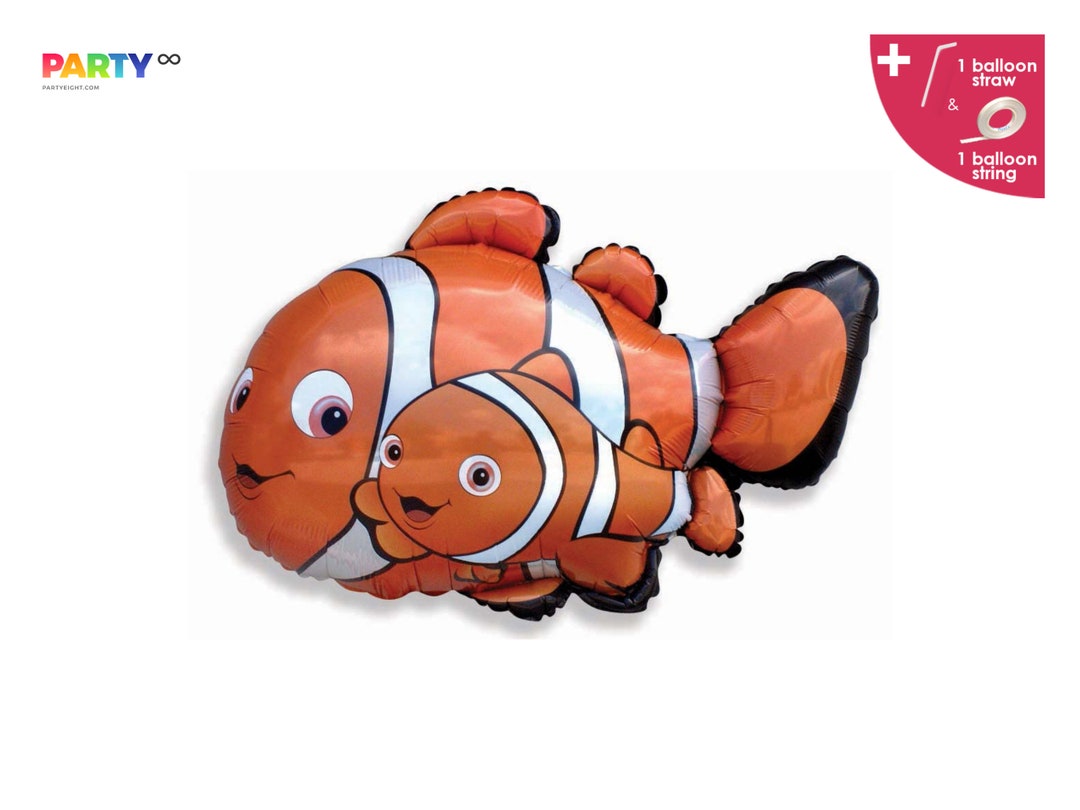 Fish Balloon Under the Sea Party Balloon Decorations Ocean Party ...