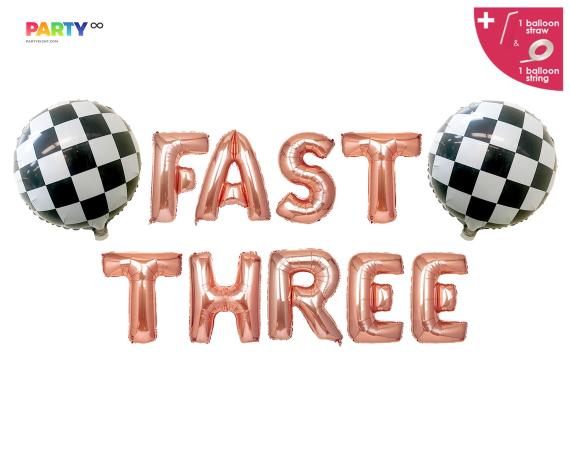 Fast Three 3rd Racing Car Themed F1 Theme Birthday Party | Etsy