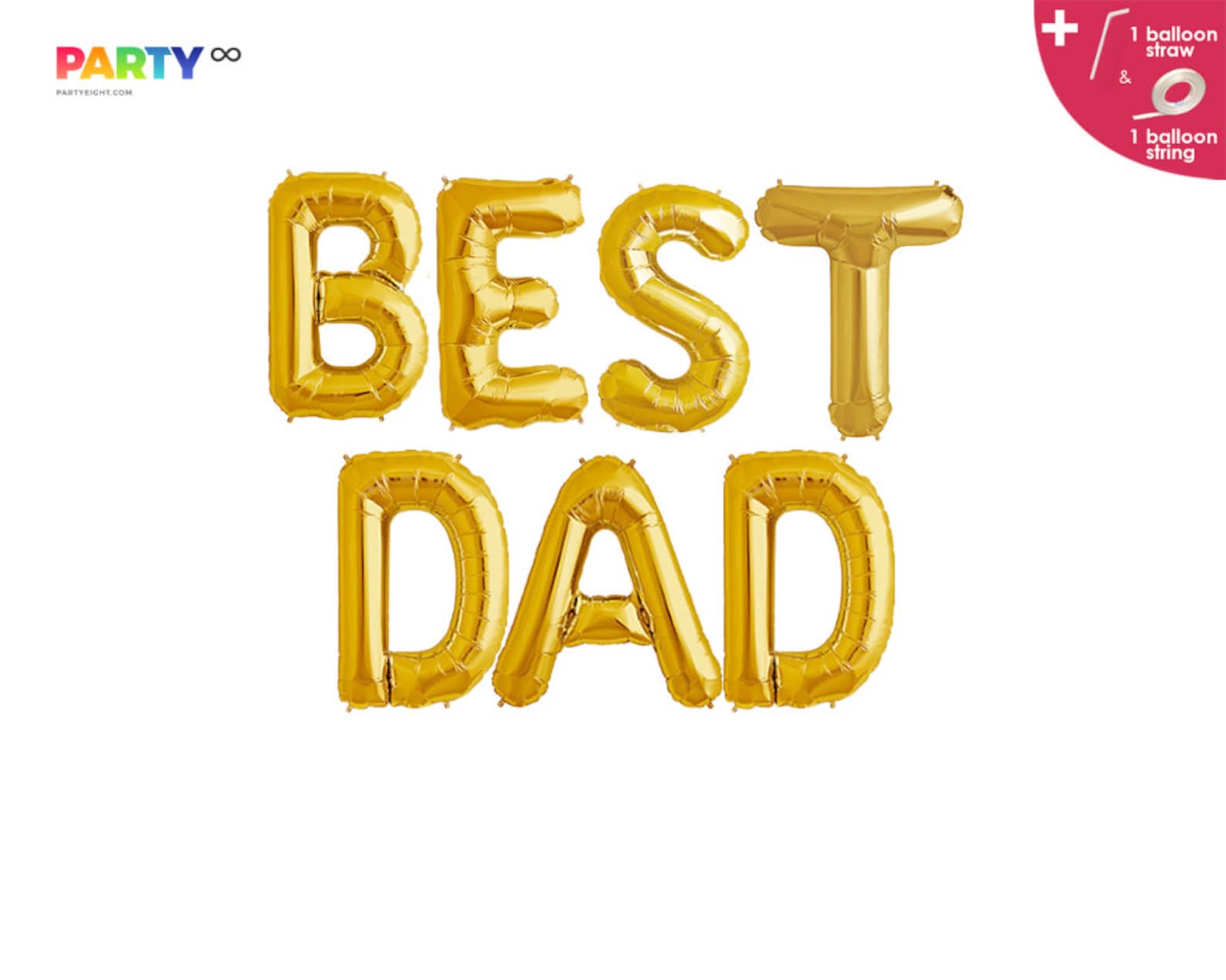Best Dad Ever Balloon Banner: Father's Day Party Decor - Etsy