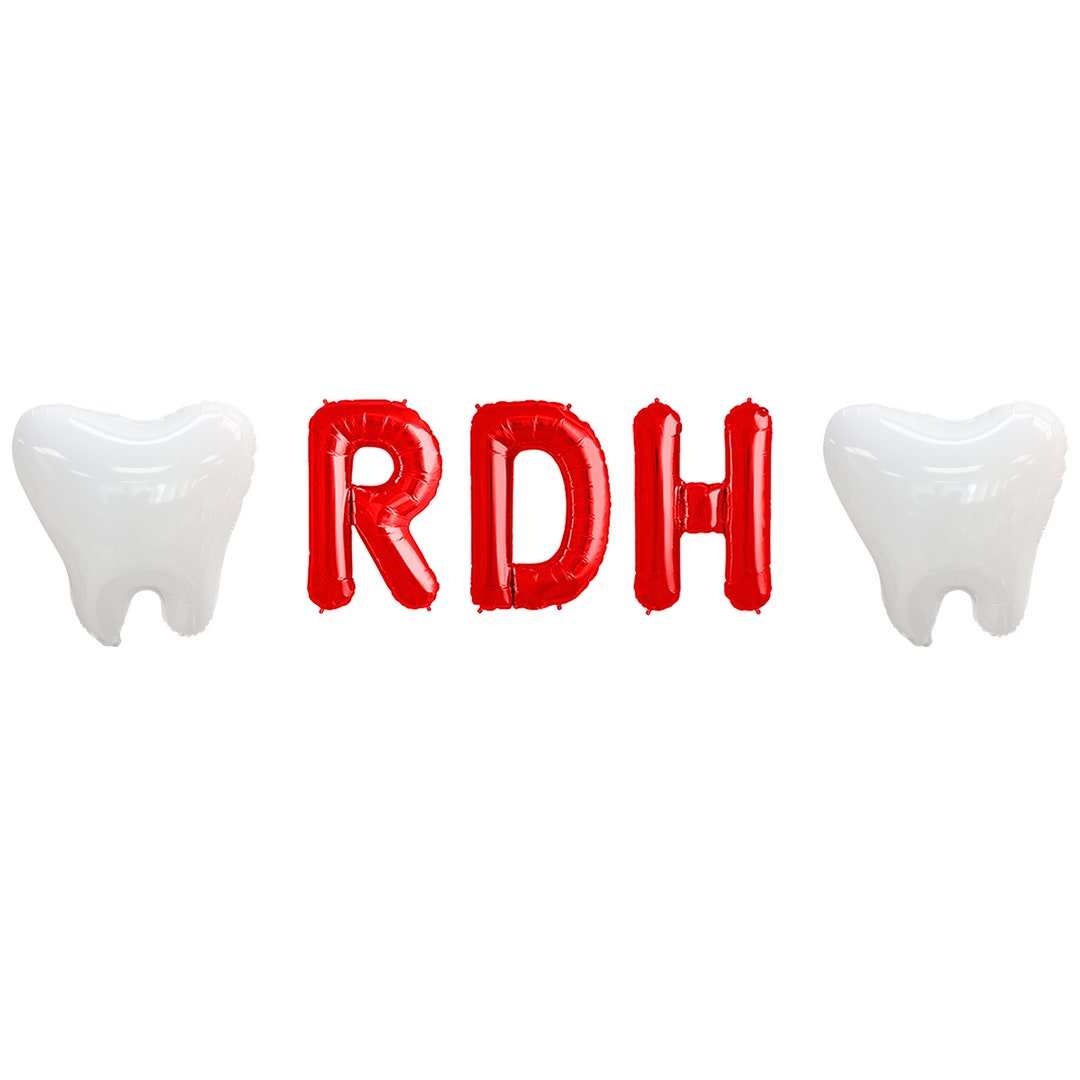 RDH Dentist Graduation Banner | Med School New Dental Student Tooth ...