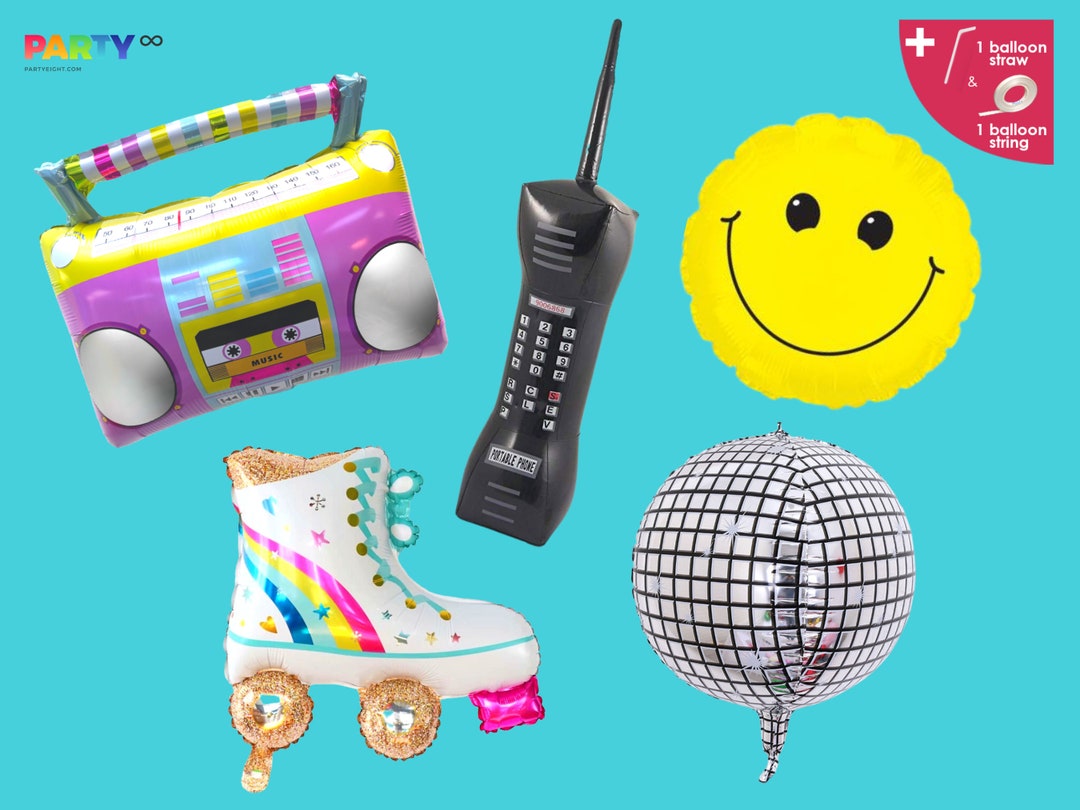 90s Theme Party Decorations Balloon | 70s 80s 90s Vintage Party ...