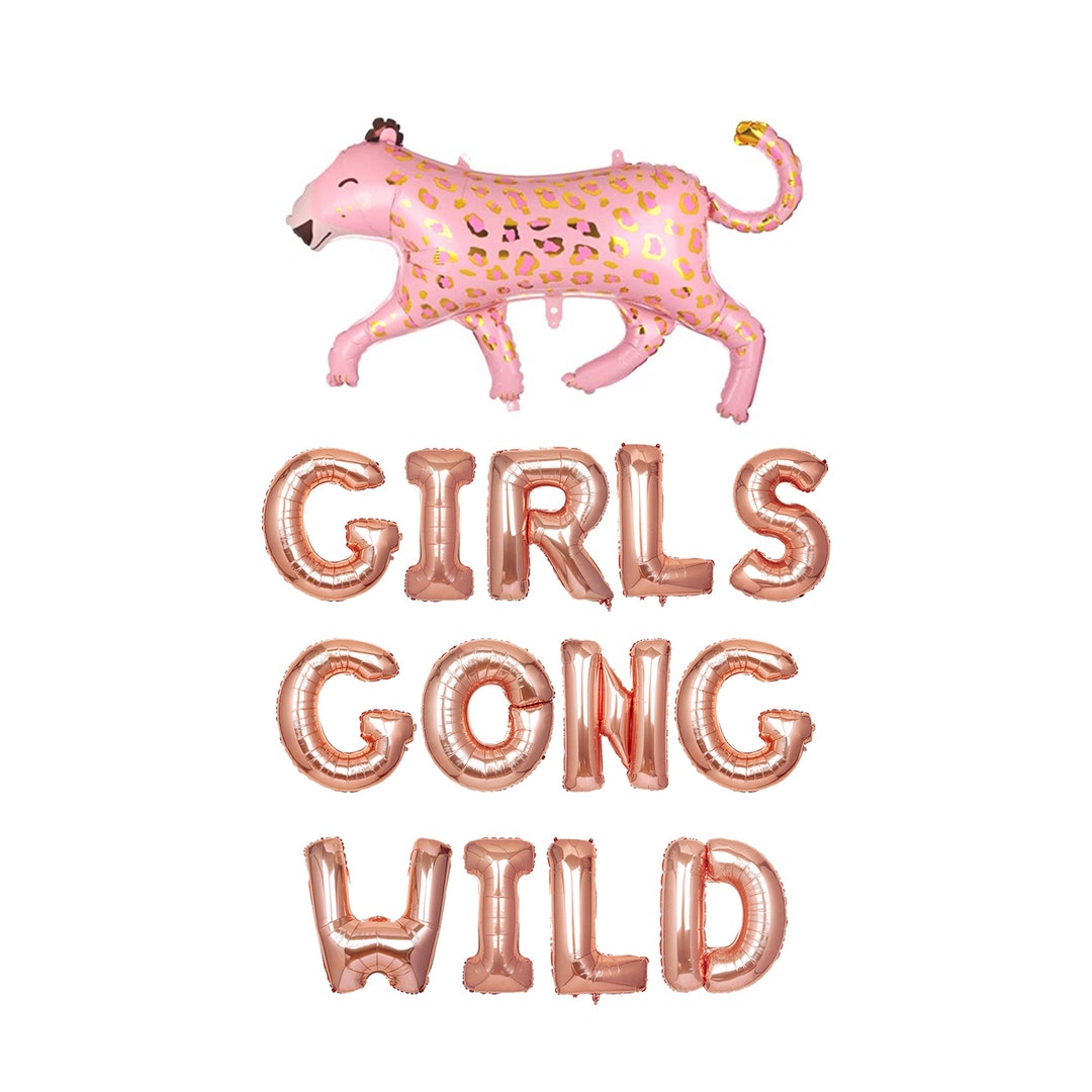 Girls Gone Wild Balloon Banner Girls Night Bachelorette Decorations