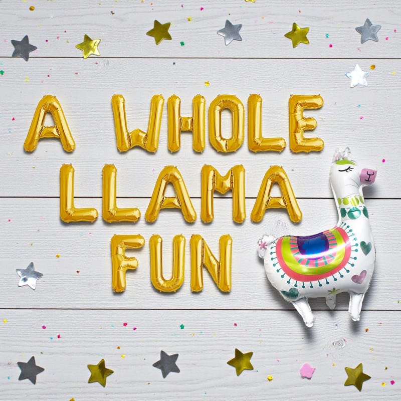 Llama Banner - Etsy