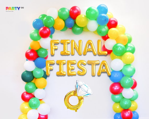 Final Fiesta Balloon Garland | Final Fiesta Bachelorette Party Decor ...