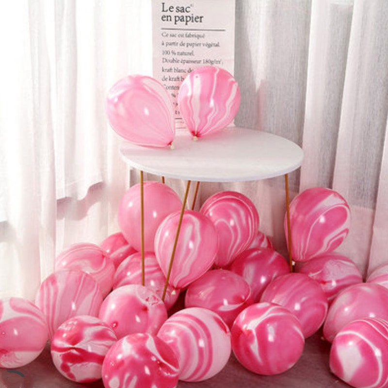 Marble Balloons - Etsy