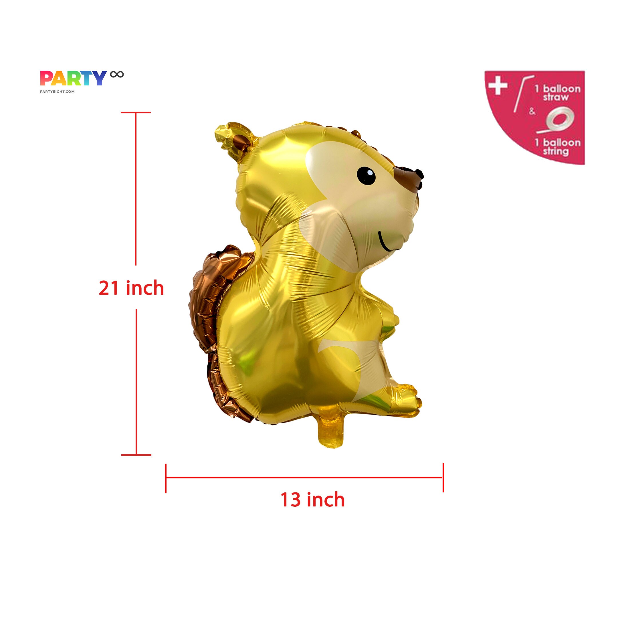 Squirrel Balloon Squirrel Birthday Party Squirrel 1st | Etsy
