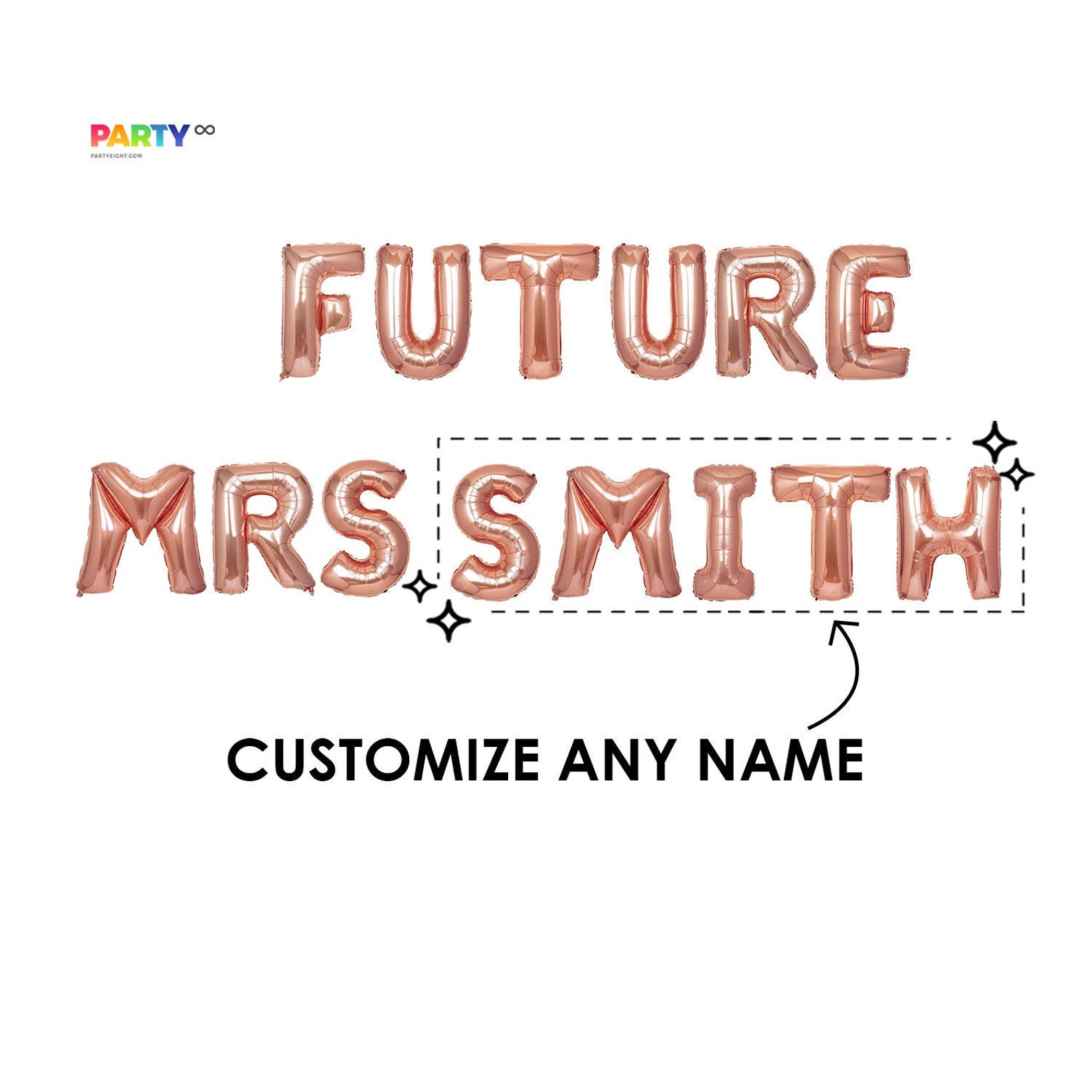Future Mrs Custom Balloon Banner Bridal Shower Decoration - Etsy