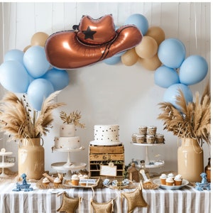 Cowboy/cowgirl Balloon Set: Western Gender Reveal, Baby Shower - Etsy