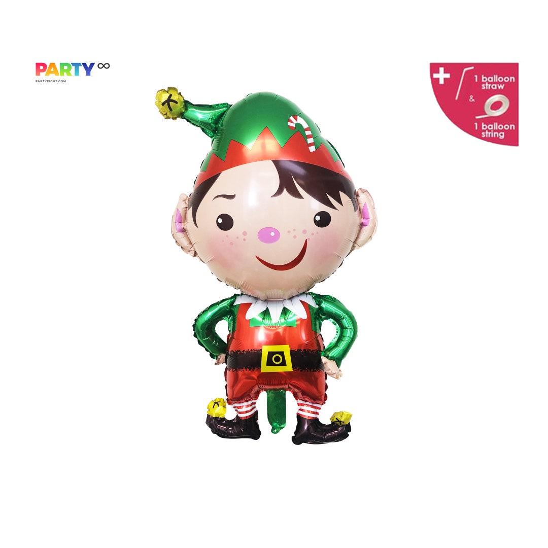 Christmas ELF Balloons Christmas Party Decorations Merry Friendsmas ...