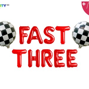 Fast Three 3rd Racing Car Themed F1 Theme Birthday Party | Etsy