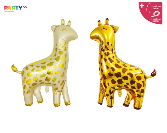 Blush Giraffe Balloon | Zoo Birthday Decors | Jumbo Giraffe Safari ...