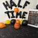 Half Birthday Party Halftime Balloon Banner Basketball Half Birthday ...