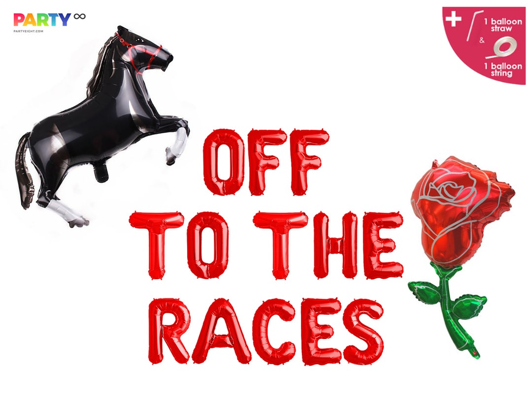 Off to the Races Kentucky Derby Banner | Horse Racing Decorations ...