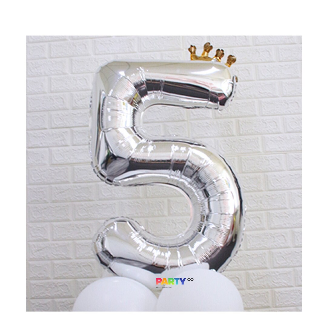 Hi Five Balloon Bouquet | 5th Birthday Party Boy Girl Decorations | HI ...