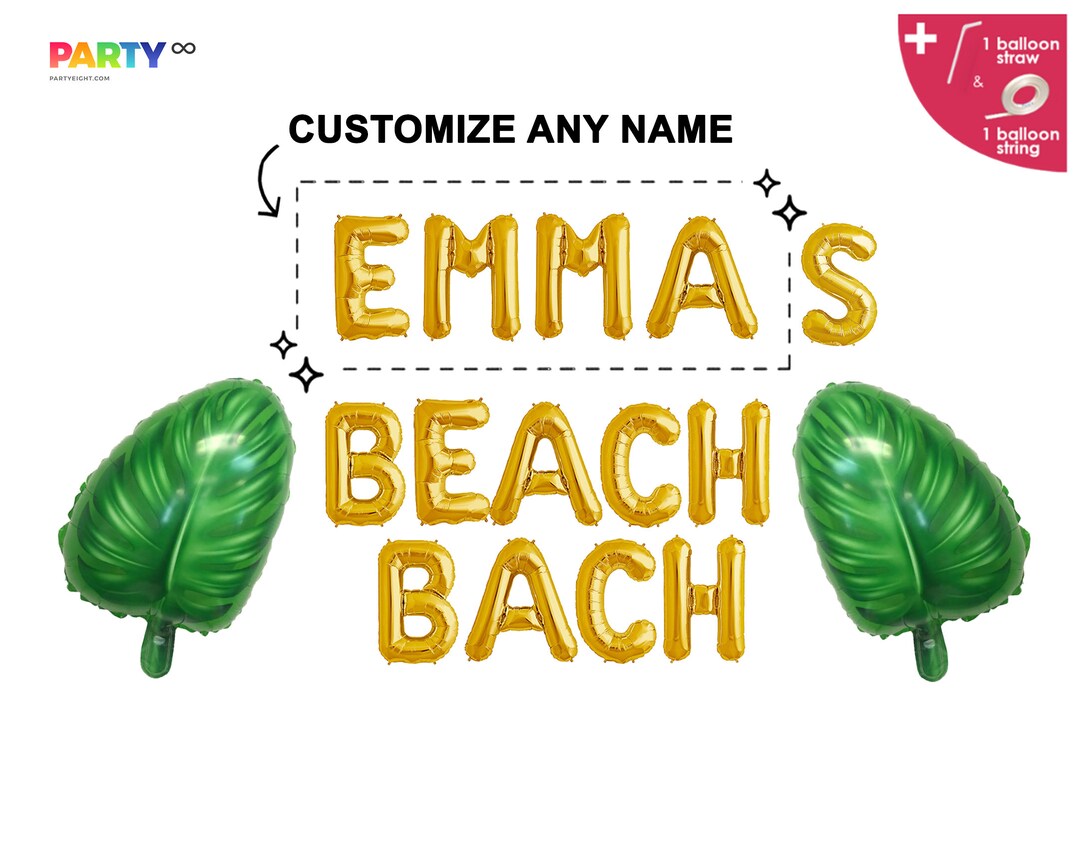 Custom Beach Bachelorette Banner | Beach Bach | Bachelorette Party ...