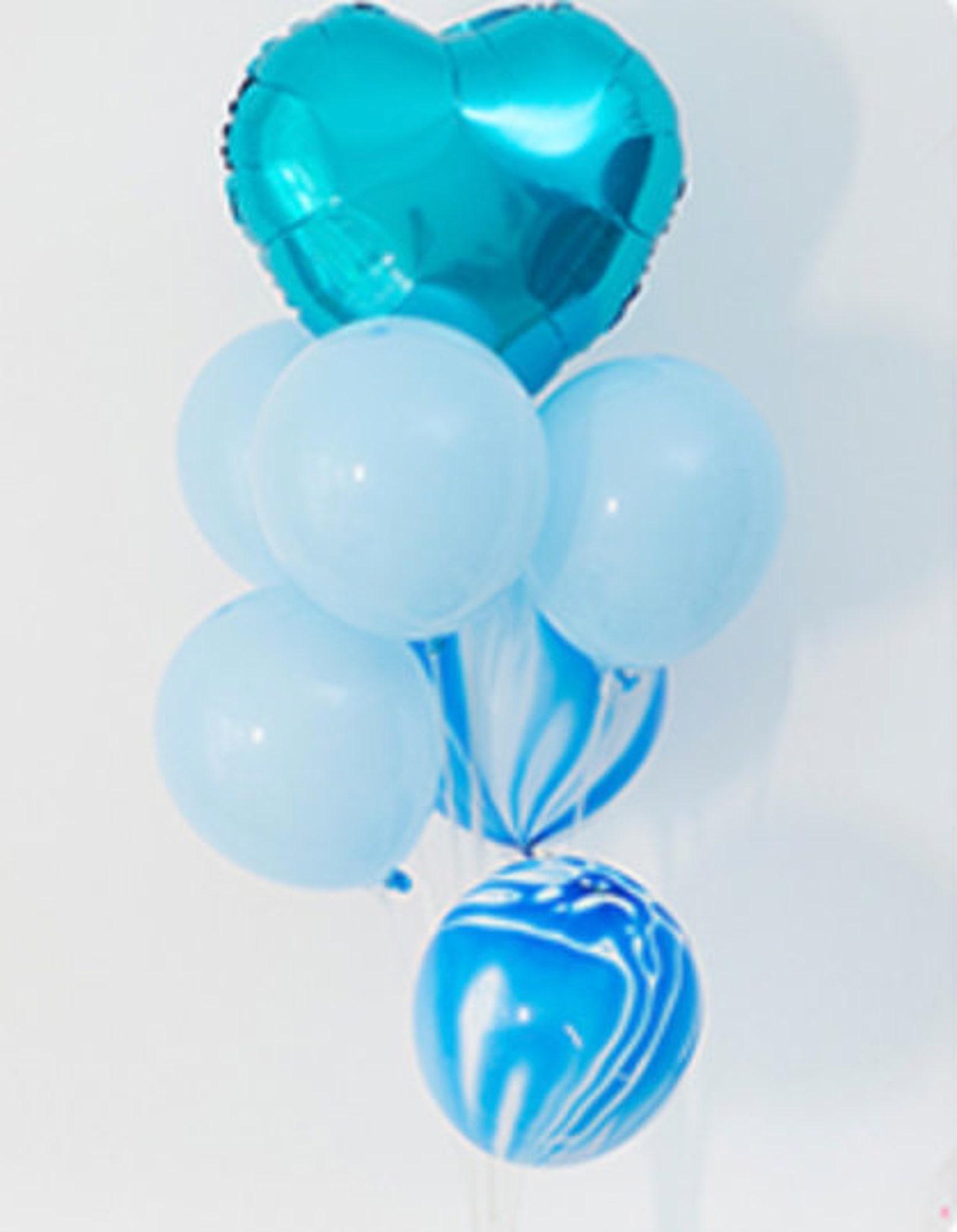 Blue Balloon Bouquet Something Blue Blue Balloon Bouquet | Etsy