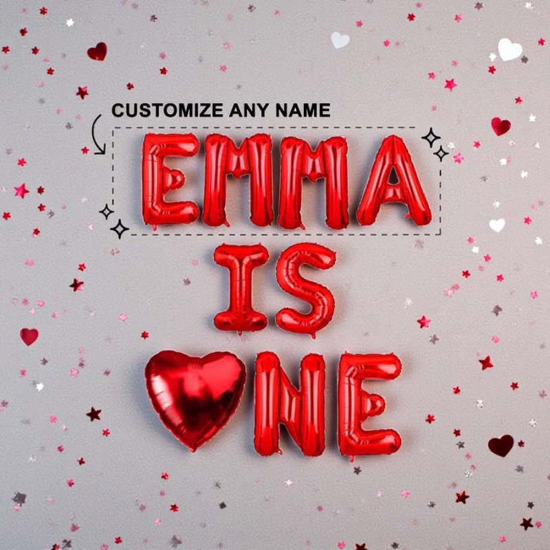 Balloon Banner Valentines - Etsy