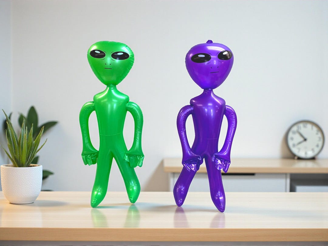 Alien Inflatable Balloon: Outer Space Birthday & Two the Moon Party ...