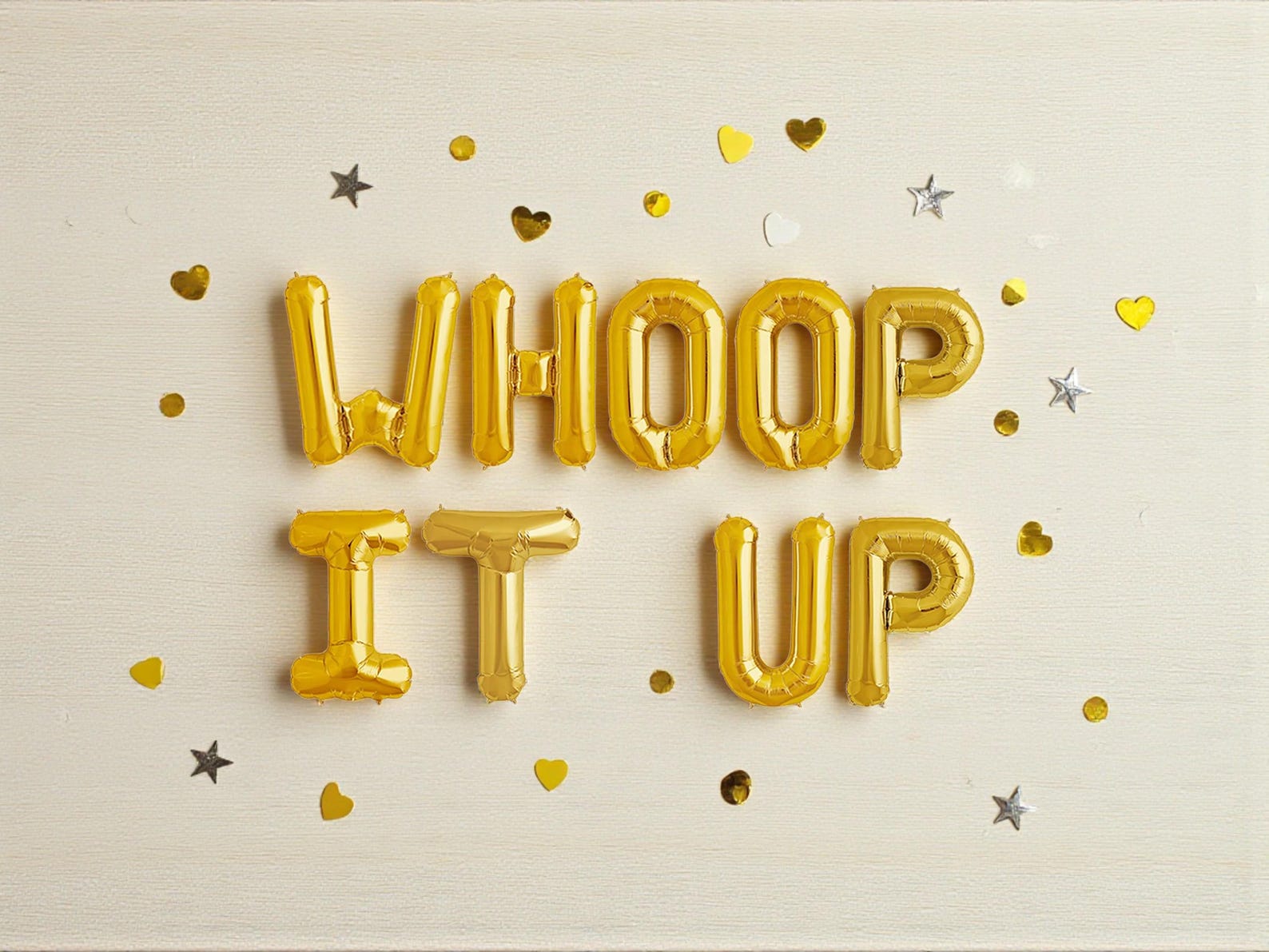 Whoop It up Balloon Banner: Party Celebration - Etsy