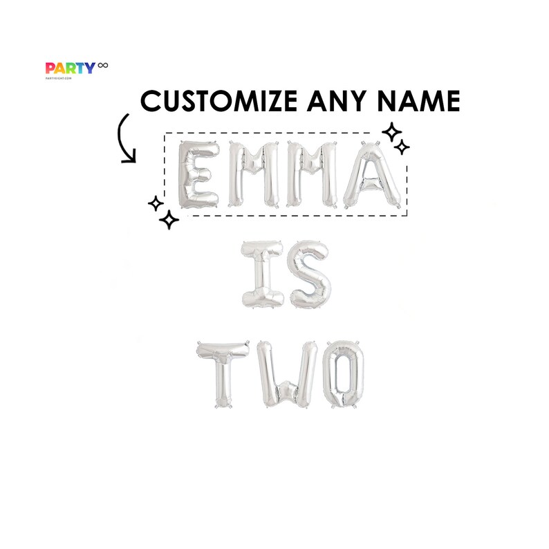 Customize 2nd Birthday Party Banner/sign 2nd Birthday | Etsy