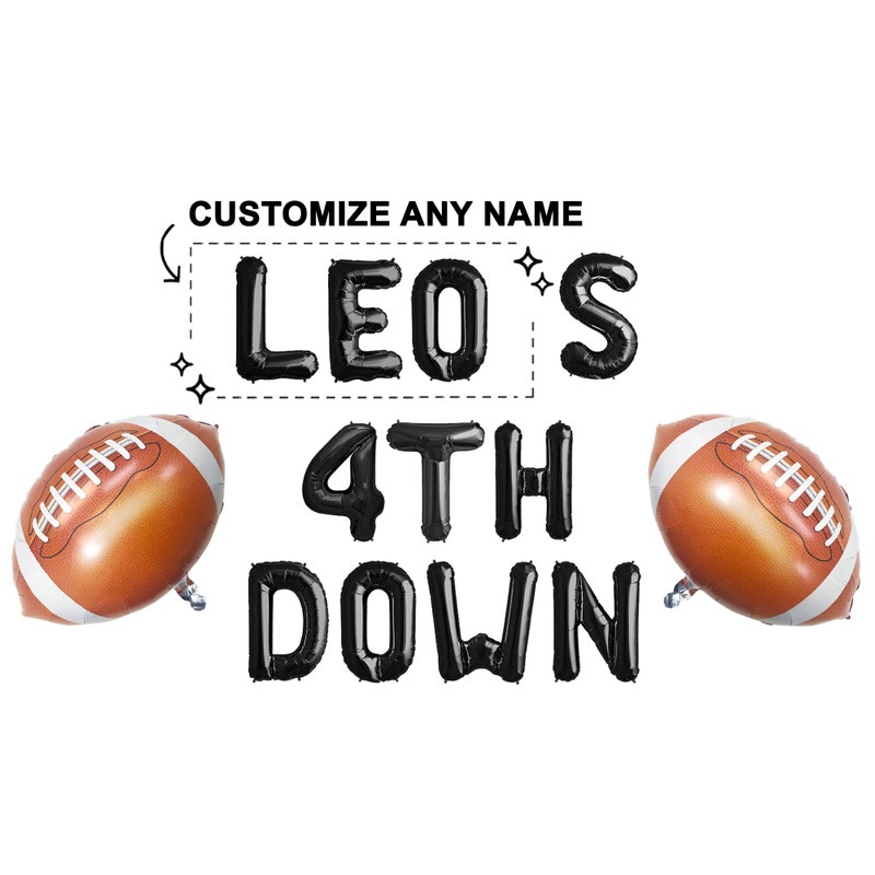 First Down Birthday Party - Etsy