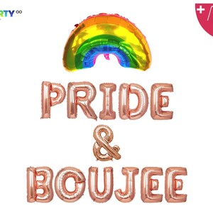 Pride&boujee Banner Sign | Gay Parade Pride Month Balloon Banner | Gay ...