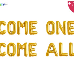 Circus 1st Birthday Party Come One Come All Banner Balloon - Etsy