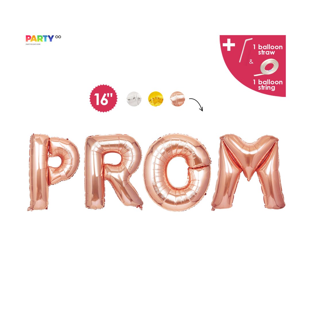 Prom Balloons Banner | Graduation Party Balloons | Prom Balloon Banner ...