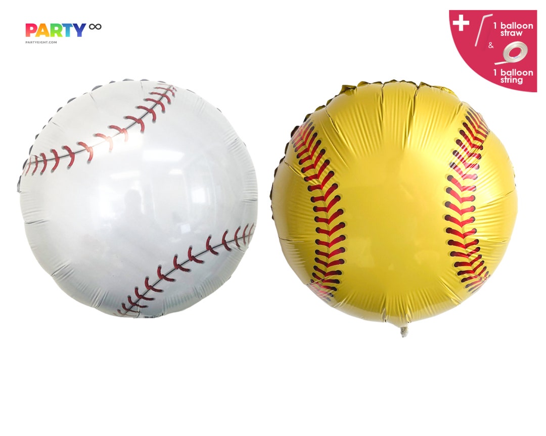 Baseball and Softball Balloon Foil Balloon | Baseball Party | Sports ...