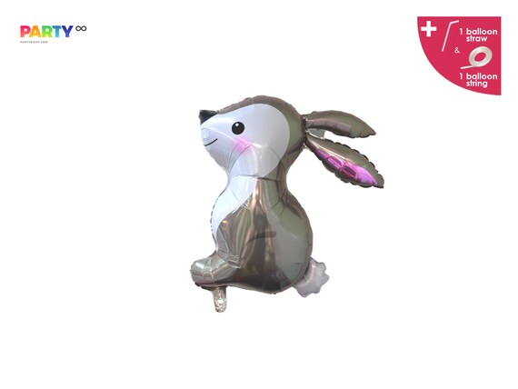 Bunny Balloon Rabbit Balloon Birthday/easter Party | Etsy